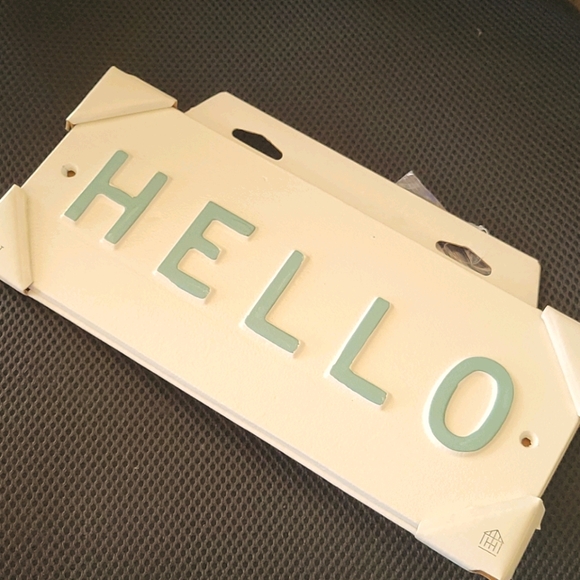 Hearth & Hand | Art | Hello Sign | Poshmark